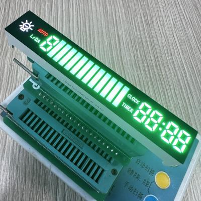 China Ultra heldergroen/rood gemeenschappelijke anode Custom 7 segment LED display voor keuken kap Te koop