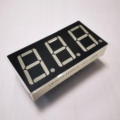 中国 3桁0.56インチ 7セグメント LEDディスプレイ 青色 共通アンード 販売のため