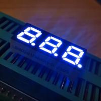 China Triple Digit 0.28inch White 7 Segment LED Display Common Cathode for sale