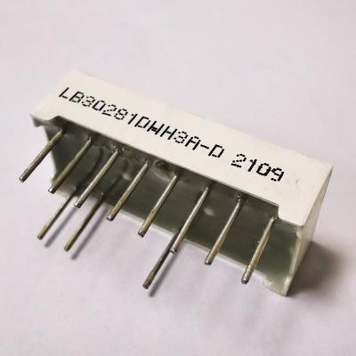 中国 トリプル桁0.28インチ ホワイト 7セグメント LEDディスプレイ 共通カソード 販売のため