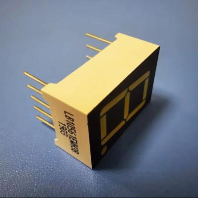 중국 울트라 밝은 앰버 14.2mm (0.56") 단일 숫자 7 세그먼트 LED 디스플레이 디지털 표시기 공통 안도 판매용