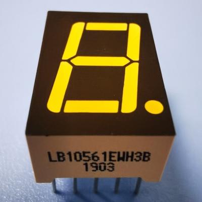 중국 울트라 밝은 앰버 14.2mm (0.56") 단일 숫자 7 세그먼트 LED 디스플레이 디지털 표시기 공통 안도 판매용