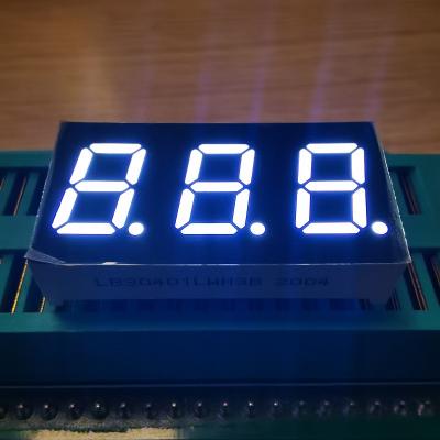 중국 커피 메이커용 3자리 0.4인치 일반 캐서드 백색 7 세그먼트 LED 디스플레이 판매용