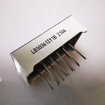 China Exibição de LED Super Brilhante Amber 7 Segmento 3 dígitos 9.2mm Cátodo Comum para Medidor de Painel à venda