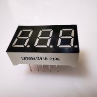 China 0.36 inch 3 Digit 7 Segment LED Display Super Bright Amber Common Cathode for Panel Meter for sale