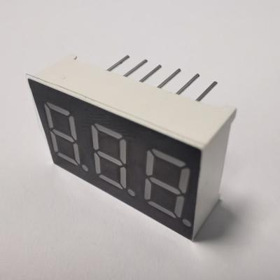 China Superhelles Bernstein 7 Segment 3 Ziffer 9,2 mm LED-Display Gemeinsame Kathode für Panelmeter zu verkaufen
