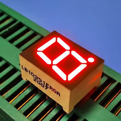 Cina Display a LED rosso brillante singolo 0.39 pollici 7 segmenti catodo comune per il pannello strumentale in vendita