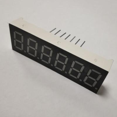 China Gelb Grün 6-stellig 0,36-Zoll 7-Segment LED-Display, weit verbreitet für Instrumententafel verwendet zu verkaufen