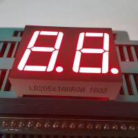 China Common Cathode Ultra Bright Red 7 Segment LED Display 18 Pin 2 Digit 0.56inch for sale