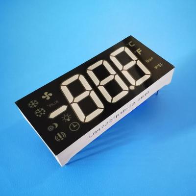 China Ultrahelles Rot 3-stelliges 7-Segment-LED-Display mit gemeinsamer Kathode für das Kühlsystem zu verkaufen
