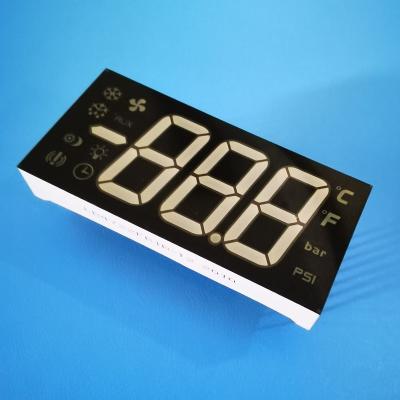 China Super Bright Red Common Cathode 3 Digit 7 Segment LED Display for Refrigeration Control Panel for sale