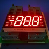 China 3 Digit 7 Segment Common Anode Super Bright Red LED Display for Refrigeration Control Panel for sale