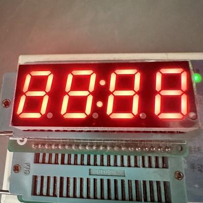 China Blue 4 Digit 14.2mm 7 Segment LED Display Common Anode For Temperature Control for sale