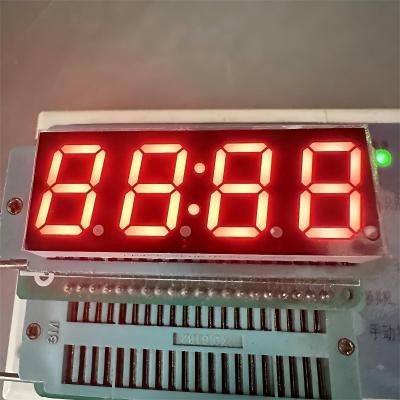 China Blue 4 Digit 14.2mm 7 Segment LED Display Common Anode For Temperature Control for sale