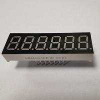 China High bright Red 7 Segment LED Display 6 Digit 9.2mm Common Cathode for Digital Countdown Timer for sale