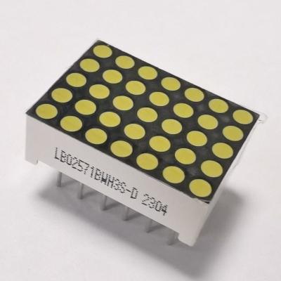 China Ultra Bright White 0.7 inch 1.9mm 5 X 7 DOT Matrix LED Display for sale