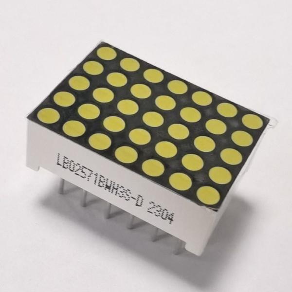 Ultra Bright White 0,7 polegadas 1,9 mm 5 X 7 DOT Matrix LED Display