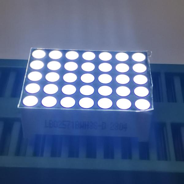 Ultra Bright White 0,7 polegadas 1,9 mm 5 X 7 DOT Matrix LED Display
