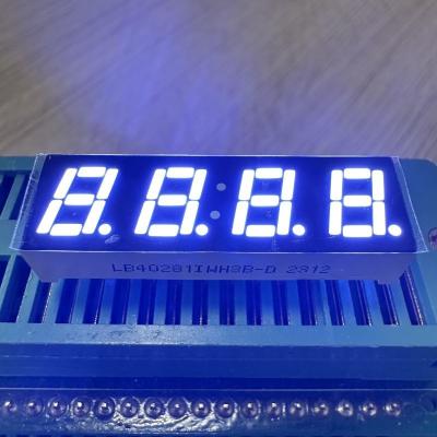 Weiße LED-Anzeige 7 mm 4 Ziffern 7 Segment gemeinsame Anode für Multimeter-Panel