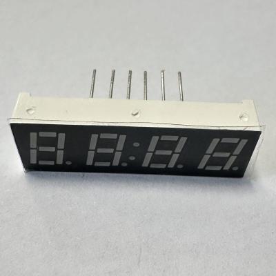 China LED Display 7 Segment 4 Digit Pure Green Common Cathode for Temperature Humidity for sale