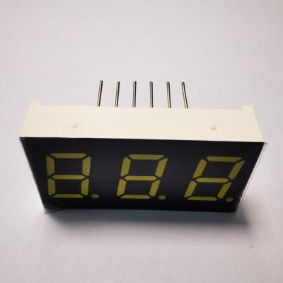 China Ultra Bright White 7 Segment LED Display Triple Digit Common Anode for sale