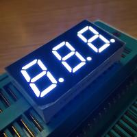 China Ultra Bright White 7 Segment LED Display Triple Digit Common Anode for sale