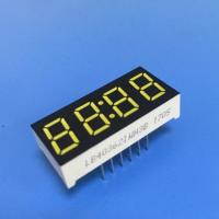 China 0.36 inch Common Anode Ultra Bright White 4 Digit 7 Segment LED Clock Display for Digital Timer Control for sale