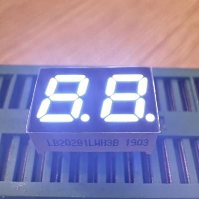 中国 高鮮赤 2桁 7mm 7セグメント LEDディスプレイ 家電用の共通カソード 販売のため