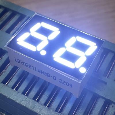 China High Bright Red 2 Digit 7mm 7 Segment LED Display Common Cathode for Home Appliances for sale