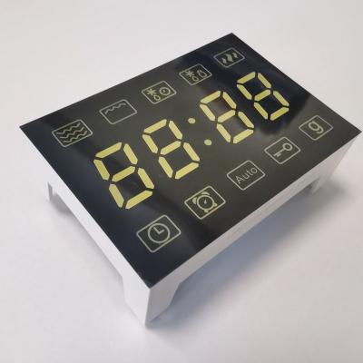 China Ultra Bright White Microwave 7 Segment LED Display 4 Digit Common Cathode for sale