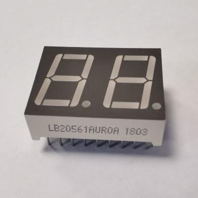 중국 일반 안오드 앰버 컬러 7 세그먼트 LED 디스플레이 0.56인치 두 자릿수 판매용