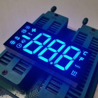 China Custom Ultra Blue 3 digit 7 segment LED display Common Cathode for Refrigerator Controller for sale