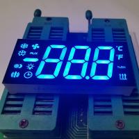 China Blue 3 Digit 7 Segment LED Display for Refrigeration Control Panel for sale