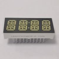 China Ultra Bright White 4 digit 0.39inch Common Anode 14 Segment LED Clock Display for sale