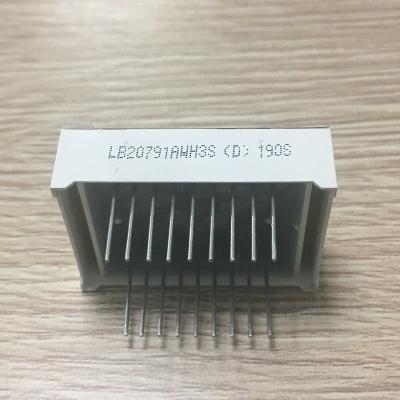 China Common Cathode 20mm White Color 2 Digit 7 Segment LED Display for Digital Water Heater for sale