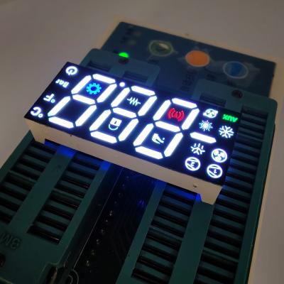 China 3 cijfers 17 mm 7 segment LED-display Gemeenschappelijke katode voor koelkastcontroller Te koop