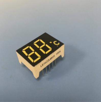 China Custom Ultra white dual digit 0.47" 7 segment led display common cathode for temperature indicator for sale