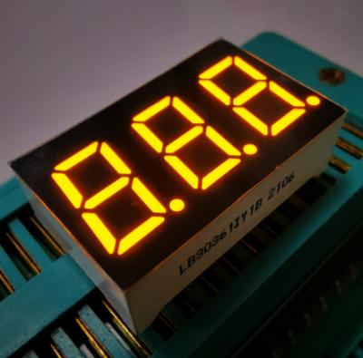 China 7 Segment 3 Cijfer 9.2mm Superheldere Amber LED Display Gemeenschappelijke Anode voor Paneelmeter Te koop