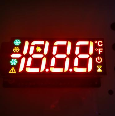 China Hoge helderheid Rood/geel/groen Aangepaste Drie Cijfers 7 Segment LED Display voor koelkastbesturing Te koop