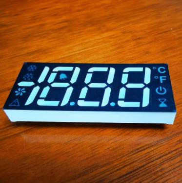 China Display LED de 7 segmentos de três dígitos personalizado vermelho/amarelo/verde de alto brilho para controle de geladeira à venda