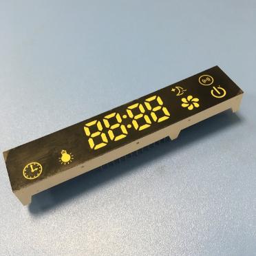 China Low cost ultra white 7 segment led display module for kitchen hood /range hood for sale