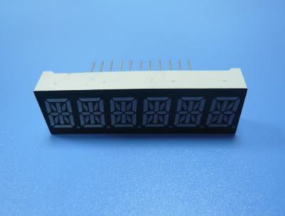 China Custom super green 0.39inch 6 digit 14 segment led display for instrument panel for sale