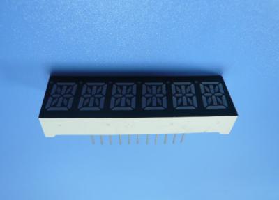 China Custom super green 0.39inch 6 digit 14 segment led display for instrument panel for sale