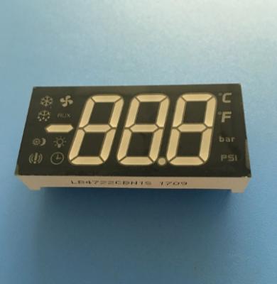 China Ultra azul brillante personalizado Triple Digit 7 Segment LED Display Anodo común para el control del refrigerador en venta