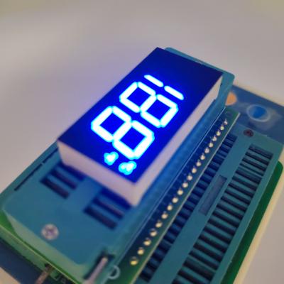 China Blue Custom 3 Digit 7 Segment LED Display for Freezer Control for sale