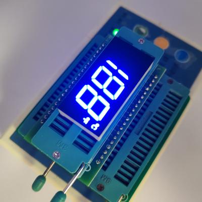 China Blue Custom 3 Digit 7 Segment LED Display for Freezer Control for sale
