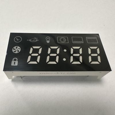 Κίνα Καθαρό λευκό 7 τμημάτων LED οθόνη 4 ψηφίων κοινό κάθοδο για έλεγχο χρονομετρητή φούρνου προς πώληση