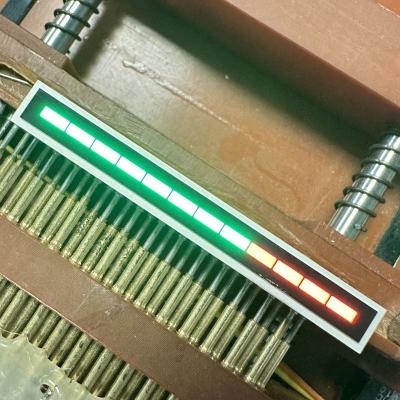 China Ultra Red/Pure Green 12 Segment LED Light Bar for Instrument Panel Indicator for sale