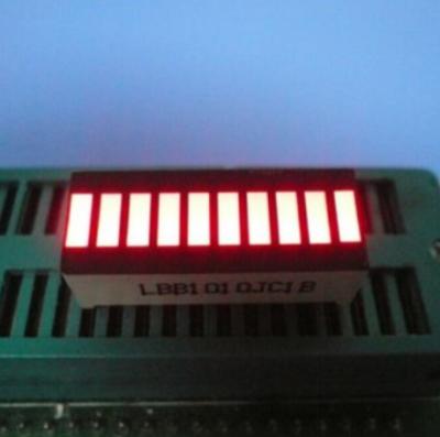 China 25.4x10.1mm Módulos de pantalla LED multicolores de 10 segmentos Barra de luz en venta