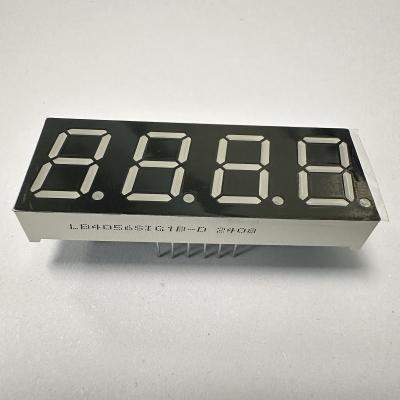 China 4-Digit 0.56-Inch (14.2mm) 7-Segment LED Display – Pure Green, Common Anode for Instrument Panels & Home Appliances for sale